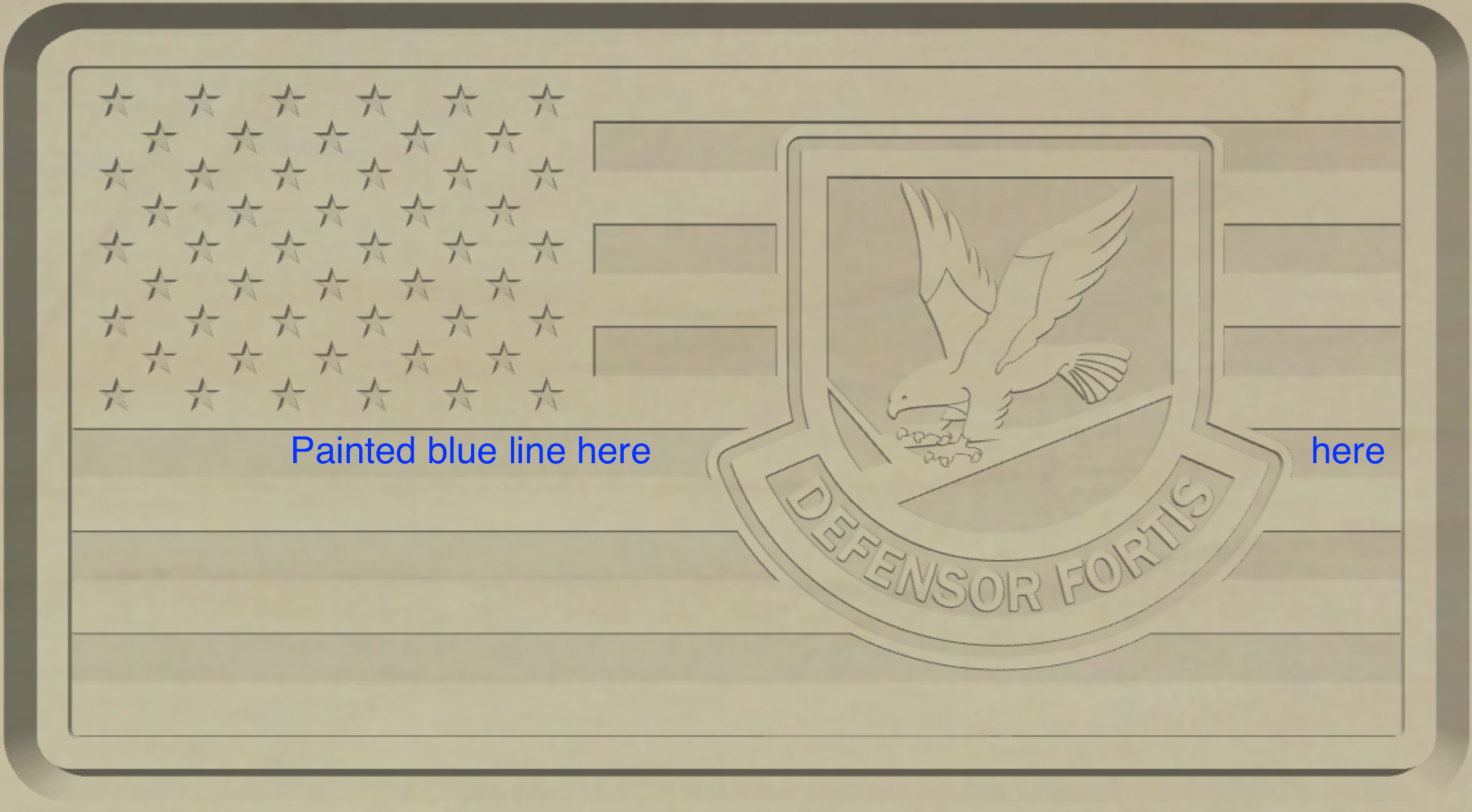 Y - PERSONALIZABLE AIR FORCE SECURITY FORCES – Hidden Defense LLC