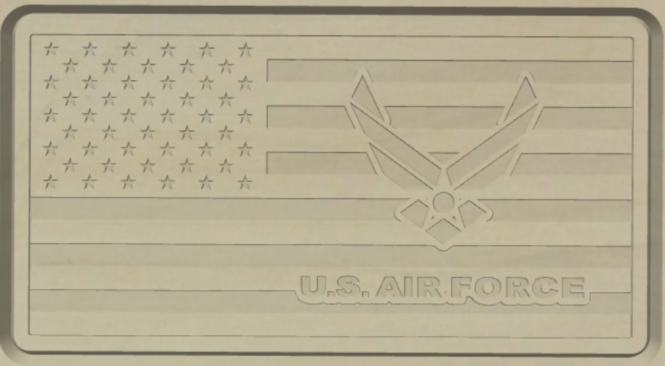 Y - PERSONALIZABLE AIR FORCE – Hidden Defense LLC